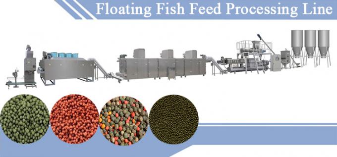 Aqua Fish Processing Equipment , Fish Feed Processing Line 150-1000 Kg/h